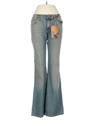NWT DFX Jeans Women Blue Classic Blue Stonewashed Stylish Jeans 9 | eBay