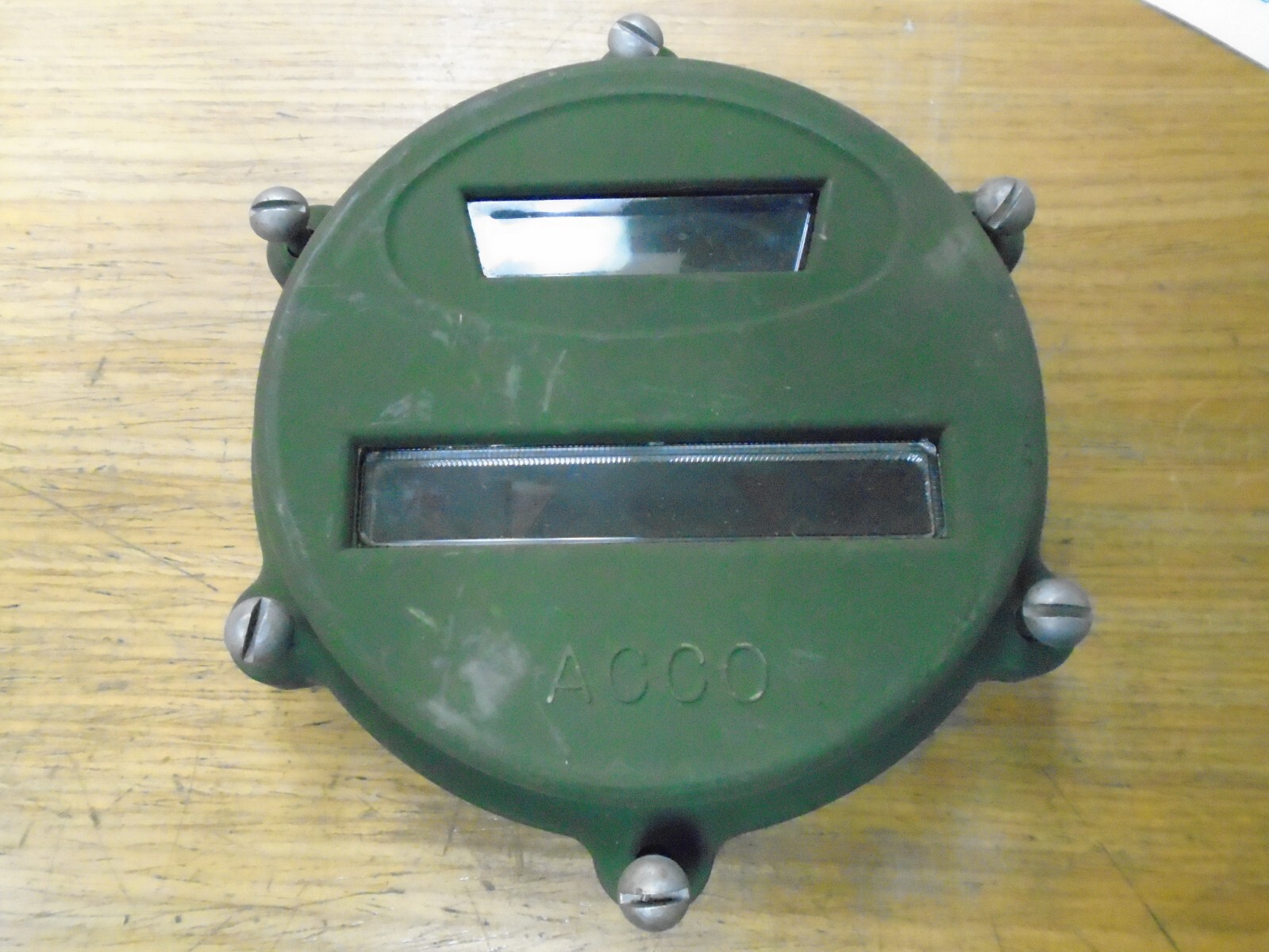 NOS! ARMY MILITARY BLACKOUT TAILLIGHT LENSE P/N: 7526018 NSN: 6220-00 ...
