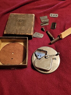 Vintage KRISS KROSS Safety Razor Blade stropper hone sharpener | eBay