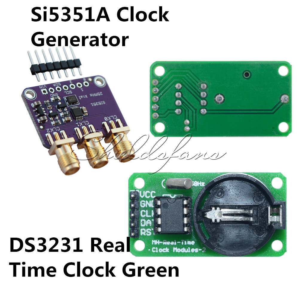 DS1302 Clock 25MHZ Si5351A I2C Generator Breakout 8KHz to 160MHz for ...