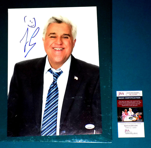 JAY LENO Signed Autograph Auto 10x14 Color Photo JSA 💎 COA | eBay
