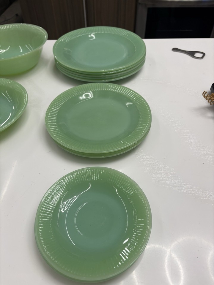 18 Piece Vintage Jadeite Dish Collection | eBay