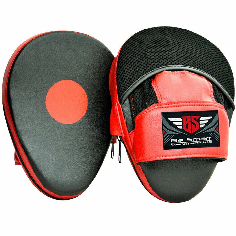 Boxing Mitts MMA Target Focus Pad Training Glove Karate Thai Kick Muay ...