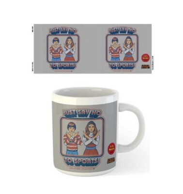 388733 STEVEN RHODES JUST SAY NO TO SPORTS 300ML CERAMIC COFFEE TEA MUG ...