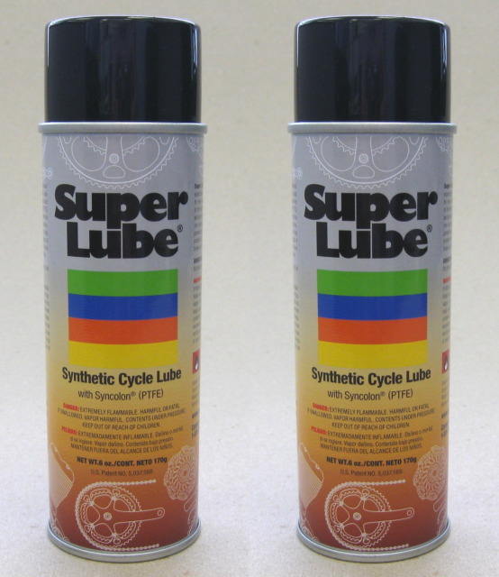 Super Lube 33006 Cycle Lube PTFE Synthetic Lubricant 6 Oz Spray 2-pack ...