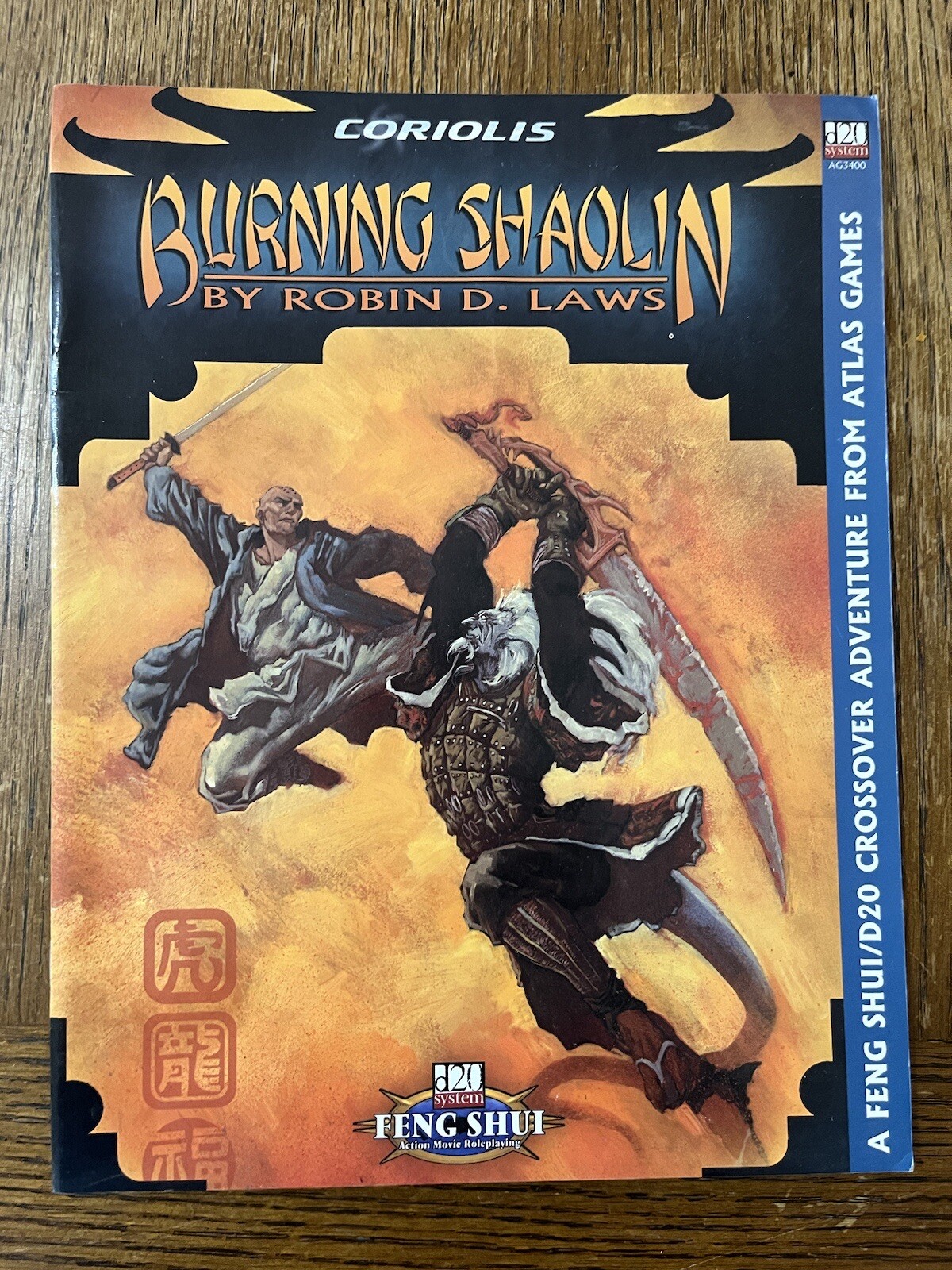 BURNING SHAOLIN A Feng Shui Adventure RPG ENG D20 EE 9781589780064| eBay