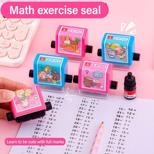 Addition And Subtraction Within 100 Math Number Rolling Stamp Roller ...