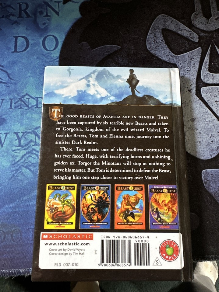 Beast Quest Ser.: Torgor the Minotaur by Adam Blade (2009, Library ...