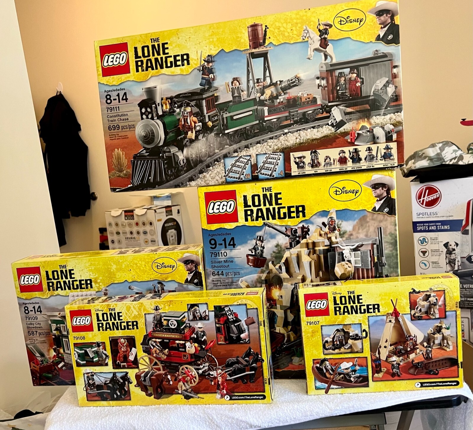 Lego The Lone Ranger John Wayne sets 79110 79111 79109 79108 79107 lot ...