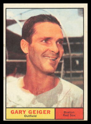 1961 Topps #33 Gary Geiger Boston Red Sox | eBay
