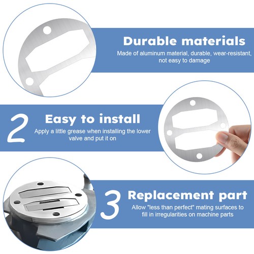 4set Central Pneumatic Air Compressor Gasket Kit Plate Metal Good ...