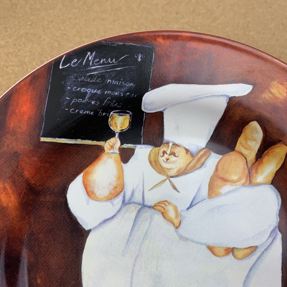 Set Of 2 Sakura Al Dente Jennifer Garant Chef Salad Dessert Plates ...