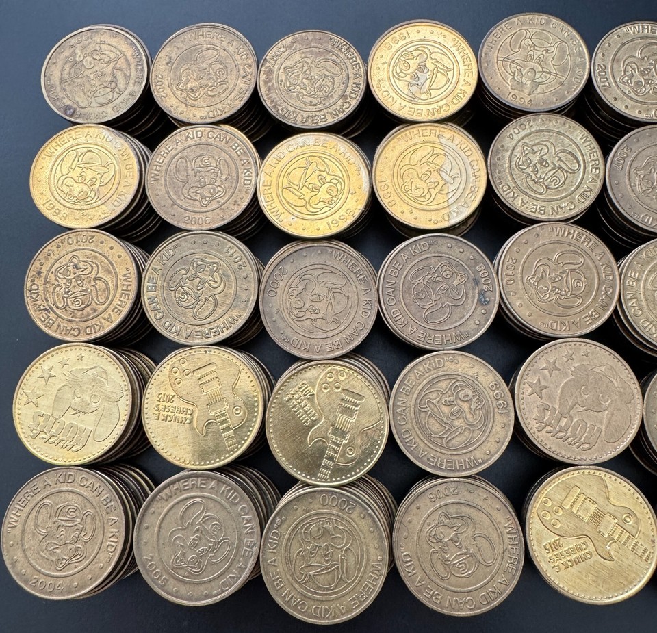 500 Chuck e Cheese Token Coin Lot Chucky | eBay