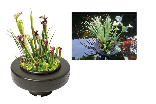 Floating Plant Basket Garden Water Feature Fish Pond Plants Superfish ...