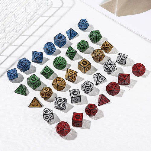 D12 D20 Glitter For TRPG DND Polyhedral Game Accessory Dices Dice Set ...