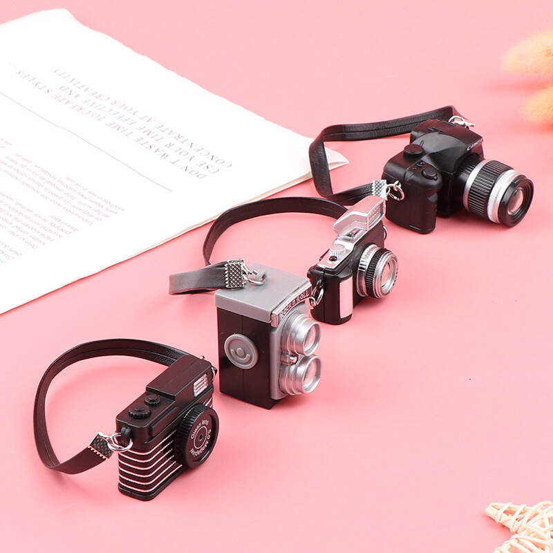 1Pc Dollhouse Miniature Digital SLR Camera Dolls House Decoration ...