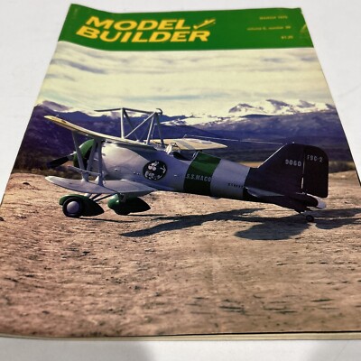 Vintage Model Builder Magazine March 1975 | eBay