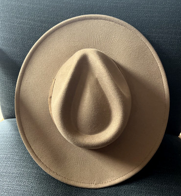 Angela & William Fedora Hat Men’s 7 1/2 Tan EUC | eBay