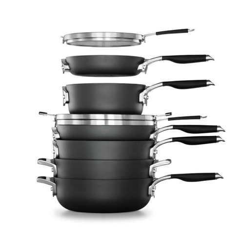 Select by Calphalon with AquaShield Nonstick 9pc Space-Saving Cookware ...