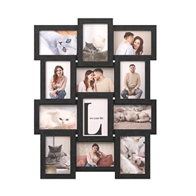 12 Openings Collage Picture Frames Multi Family Photo for Gallery ...