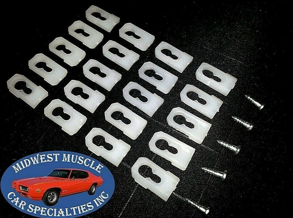 20 GM Chevy Oldsmobile Pontiac Vinyl Top Molding Moulding Trim Clips ...