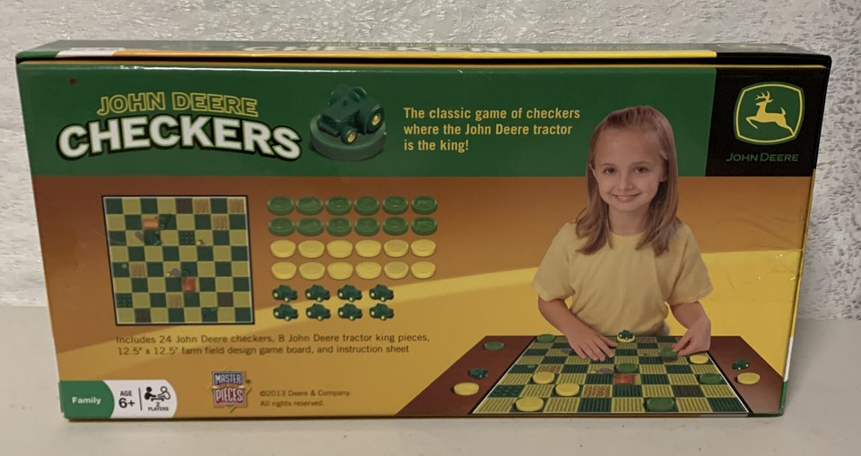 John Deere Checkers Complete Game Great For Kids | eBay