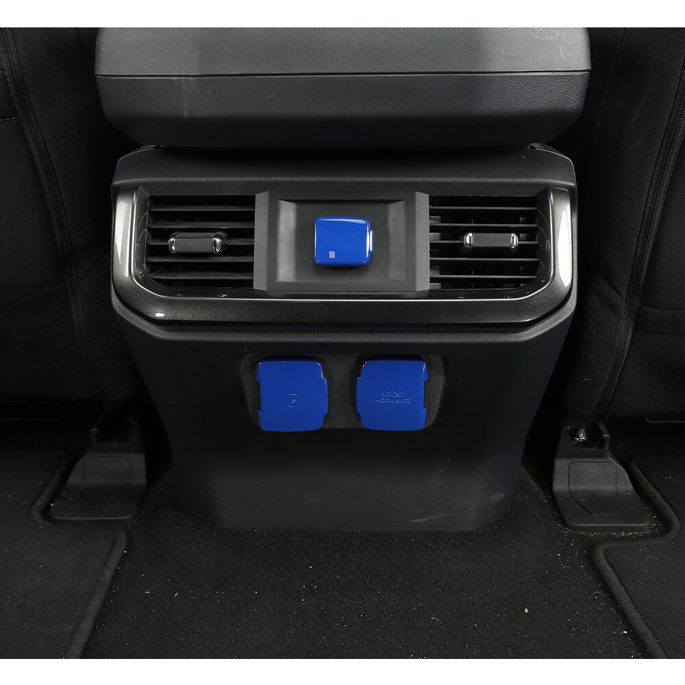 Interior Control Power USB Socket Cover Trim ABS For Ford F-150 2021 ...