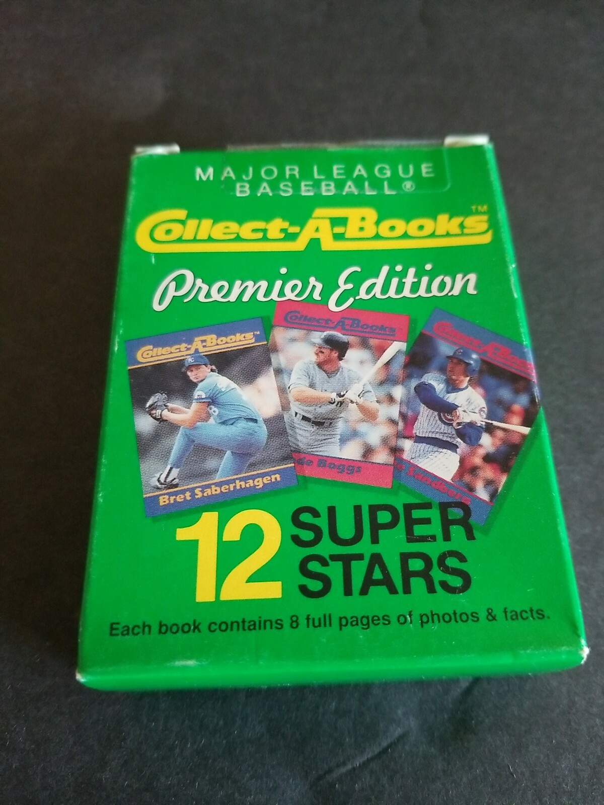 1990 COLLECT A BOOKS BASEBALL SERIES 1 BOX #3 SEALED 12 BOOK SET GEHRIG ...