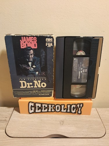 James Bond Dr. No VHS (1983 CBS/FOX) Sean Connery - RARE Drawer Box | eBay