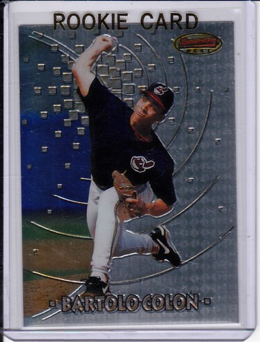 BARTOLO COLON 1997 Bowman's Best BASEBALL ROOKIE CARD Cleveland Indians ...