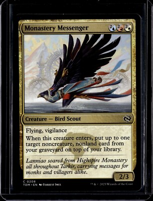 Monastery Messenger - 208 - TDM - NM - MTG Magic the Gathering | eBay