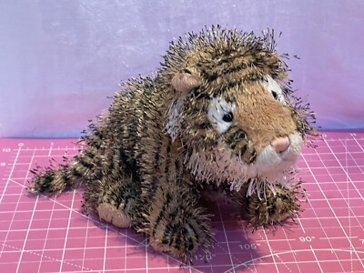 Ganz Tiger Webkins 6” Plush Small Stuffed Animal Zoo Fuzzy Brown Black ...