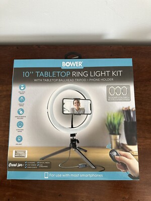 Bower 10' Tabletop Ring Light Kit | eBay