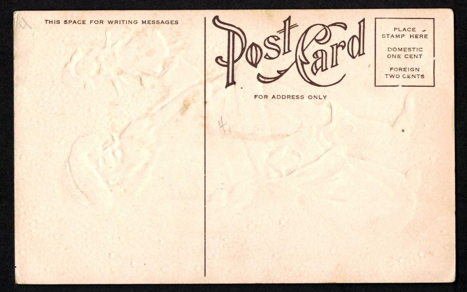 Vintage Christmas Postcard Santa Blue Pants Doll Elephant ARCHIE GUNN ...