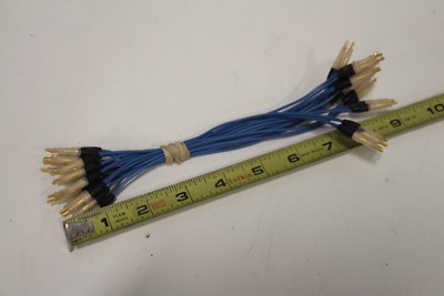 Lot of (10) EAI Electronic Associates Blue Communication Cable Patch ...
