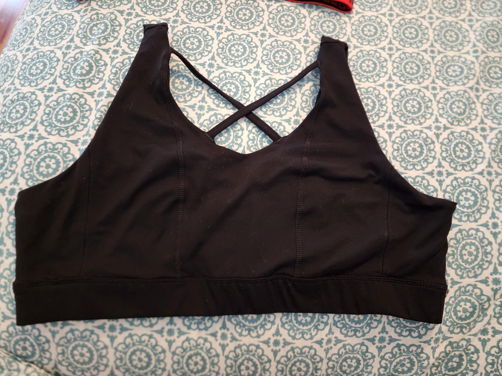 Torrid Active Sports Bra Criss Cross Black Size 1 Preowned | eBay