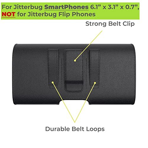 Jitterbug Smart Case 6" x 3.1" x 0.7" inch, Leather Cell Phone Pouch for Jitt... | eBay