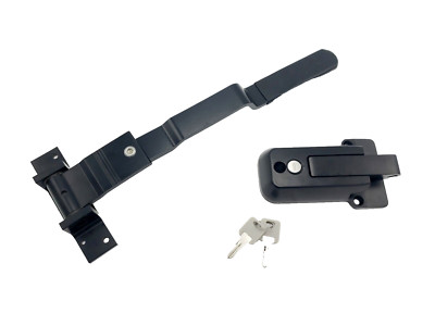 Black Swivel Cam Bar Trailer Latch Handle Door Cambar Cargo W/ Black ...