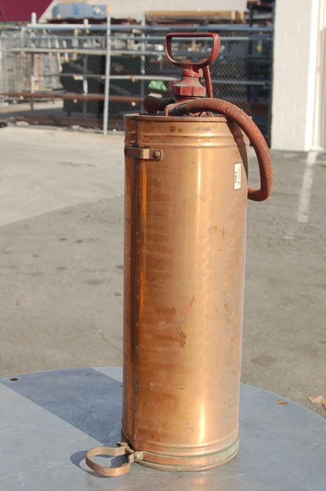 GENERAL QUICK AID COPPER FIRE EXTINGUISHER A-704 BRASS | eBay