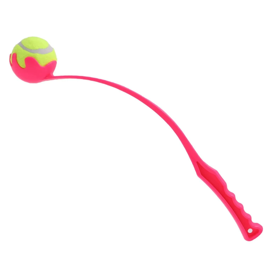 New Tennis Ball Thrower Launcher Dog Toy Chucker Fetch Stick ...