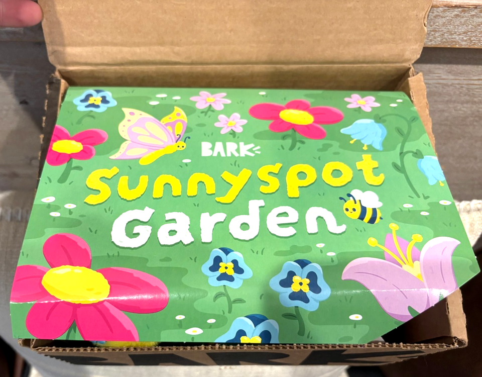 New! Bark Box! Sunny Spot Garden (3) Plush Dog Toys Chicky Baby Rudy ...