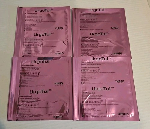 SEALED 4 URGO MEDICAL UrgoTul Wound Contact Layer Dressing 4" x 5 ...