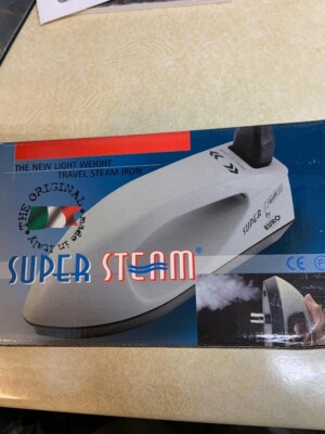 Super Steam By Euro, Made in Italy, Lightweight travel steam iron, new ...