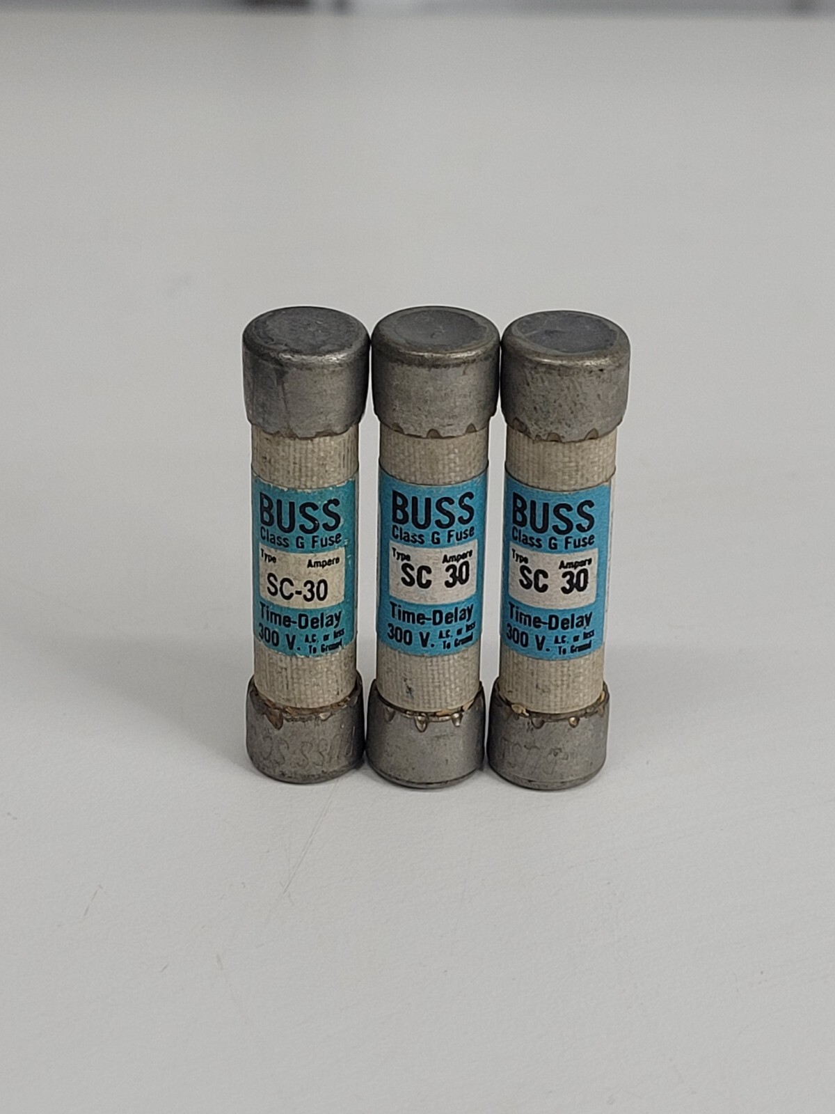 Buss SC 30 Class G Fuses 30 Amp 300 Volt Lot of 3 NOS i10 | eBay