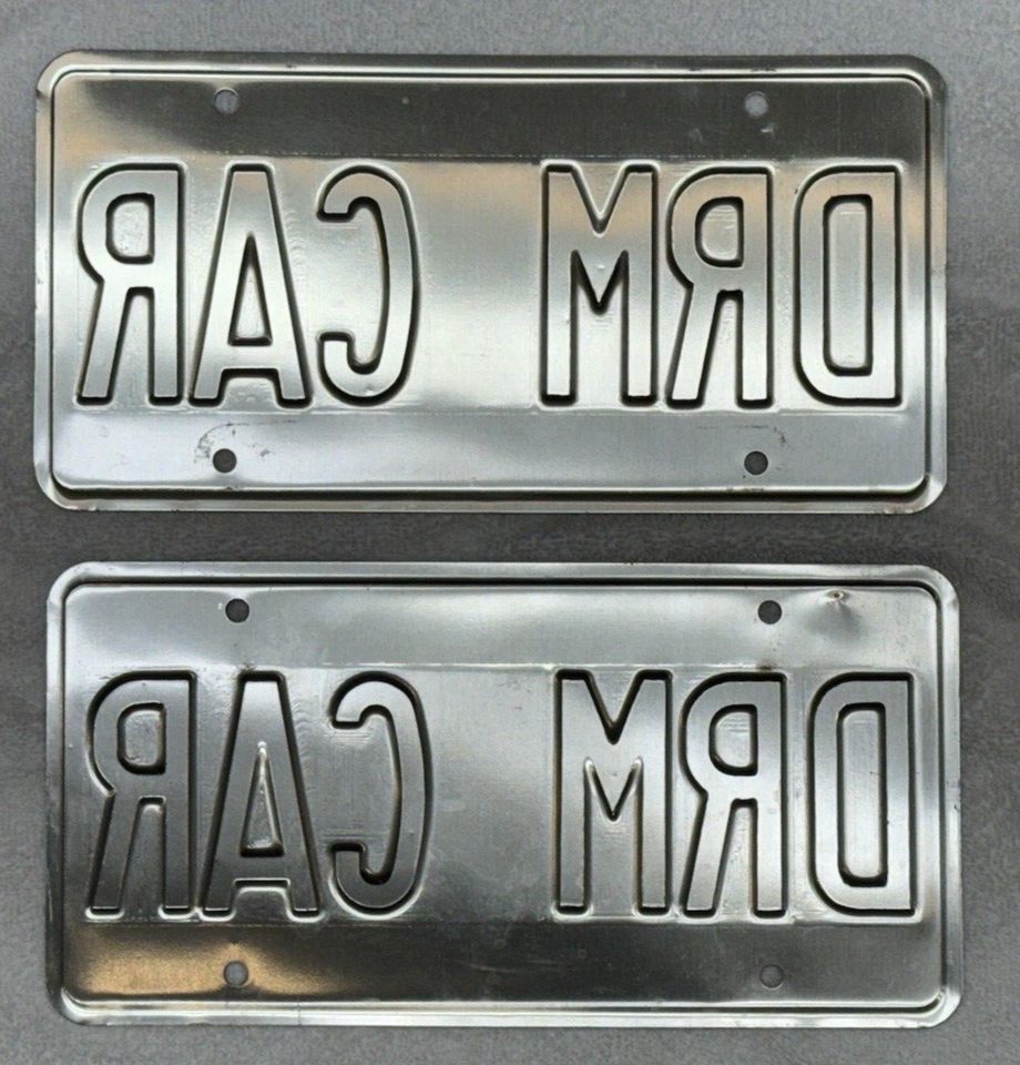 Oregon Vanity License Plate Pair "DRM CAR" (DREAM CAR) | eBay