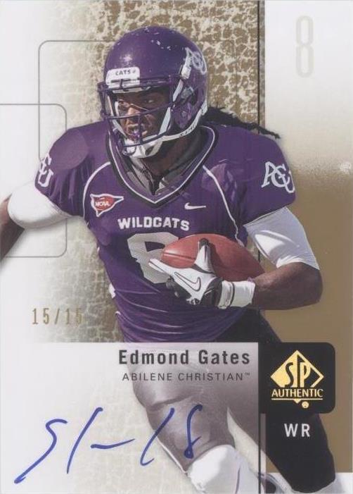 2011 SP Authentic - Edmond Gates #39 Gold Autographs /15 (AU, RC) for ...