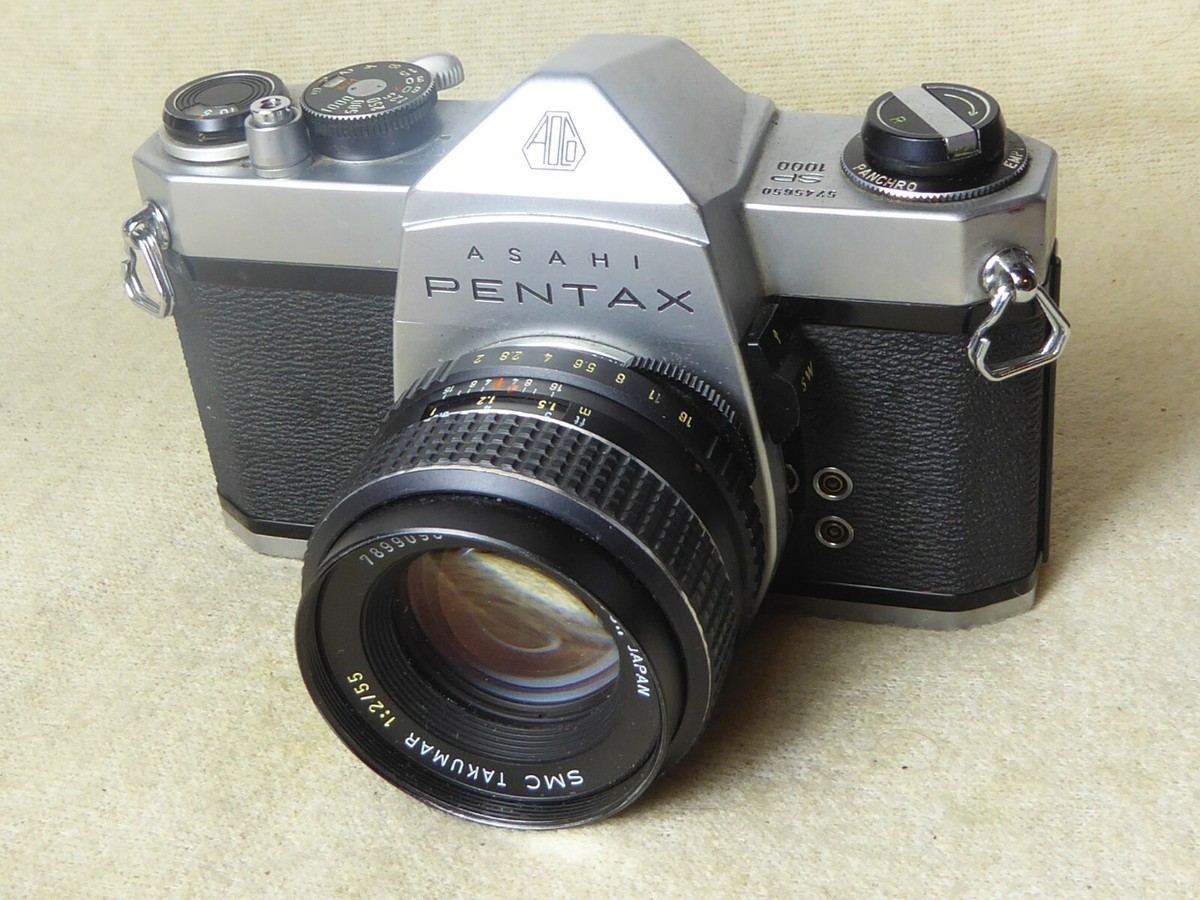 Vintage Asahi Pentax Spotmatic Sp 35mm Film Slr Camera 35mm SLR