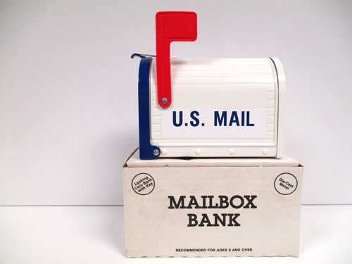 ERTL - U.S. MAIL / USPS UNITED POSTAL SERVICE - METAL MAILBOX BANK WITH ...