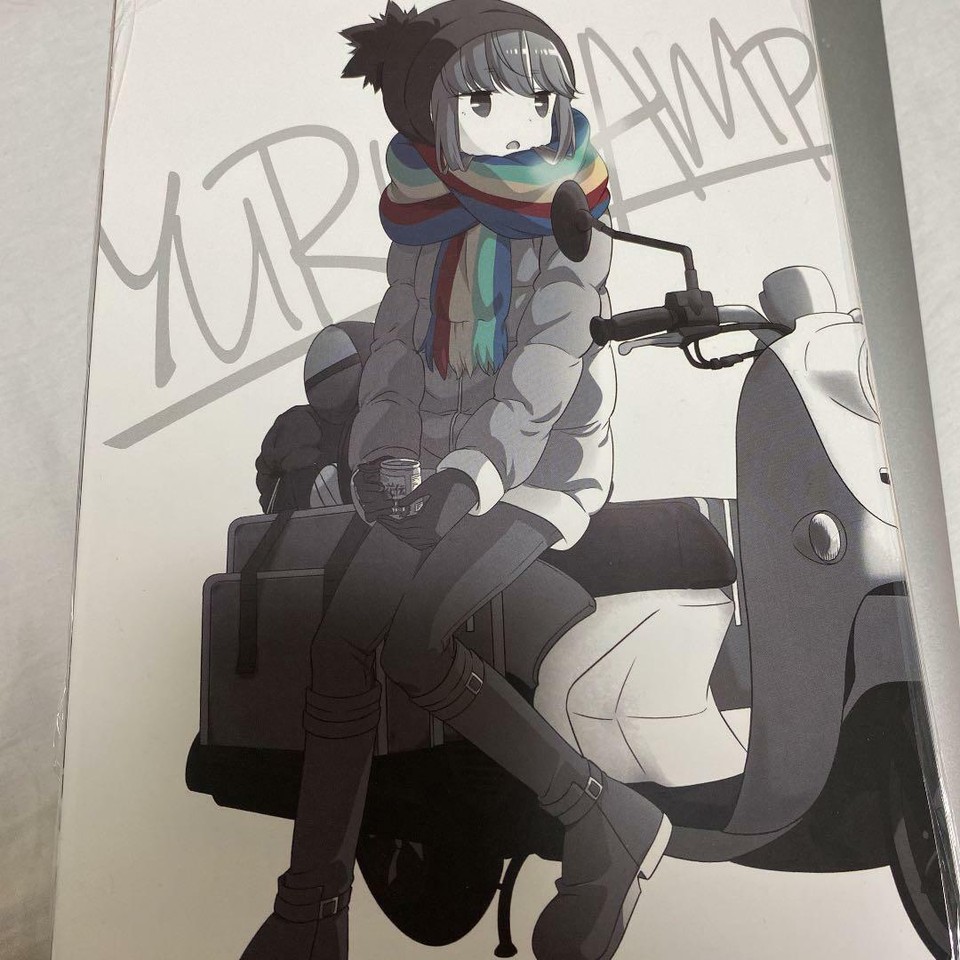 Yuru Camp Rin Shima Striped Scarf Hobby Stock Official Costume japan ...