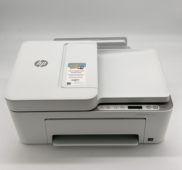 HP Deskjet Plus 4155 All-in-One Printer - White for sale online | eBay